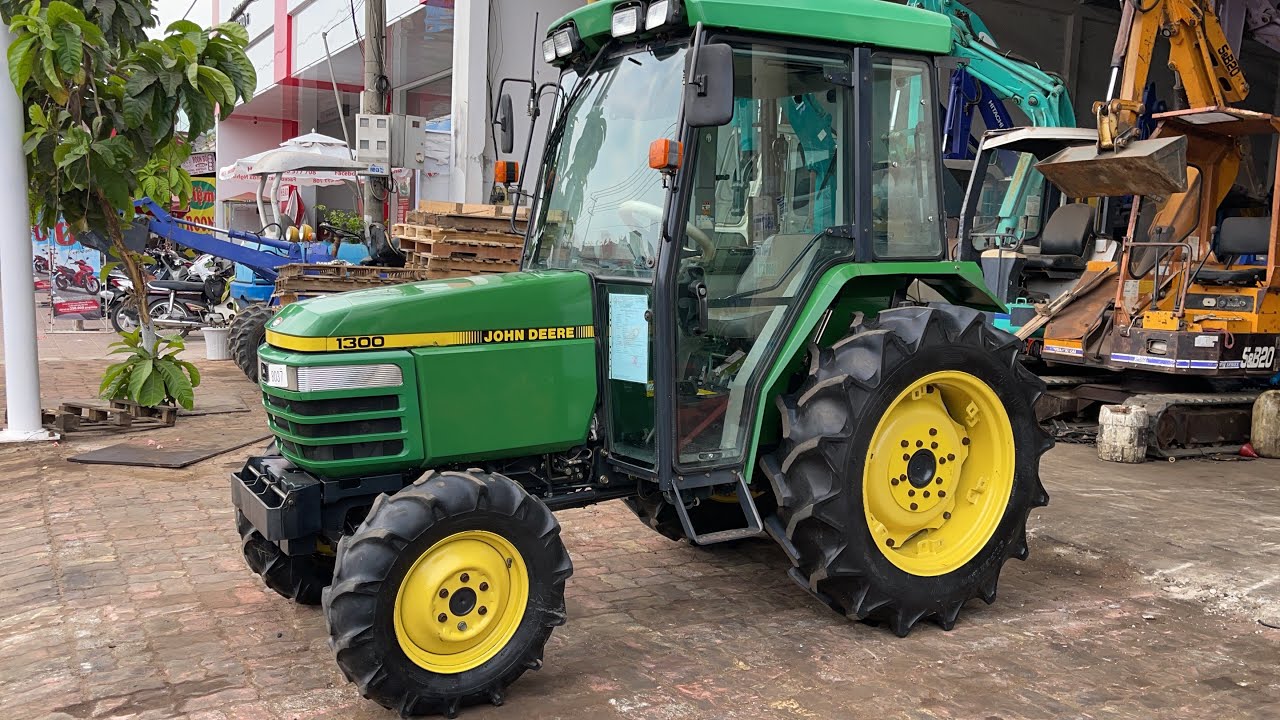 Siêu Máy Cày John Deere 1300 Liên Doanh Yanmar Us Cabin Máy Lạnh