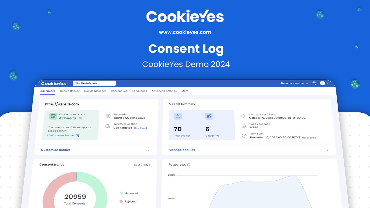 Consent Log Cookieyes Demo 2024 Youtube