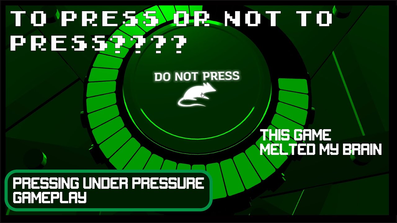 Zero Braincell Gameplay Pressing Under Pressure Gameplay Youtube