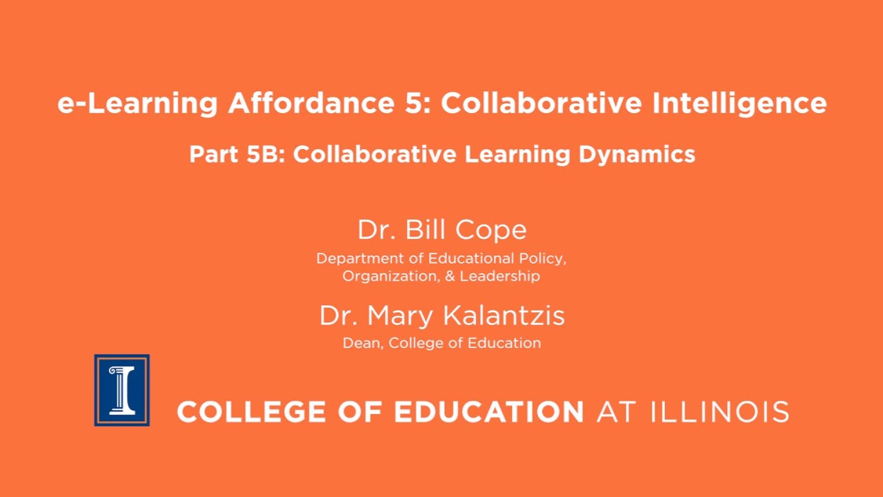 E Learning Affordance 5b Collaborative Intelligence Youtube