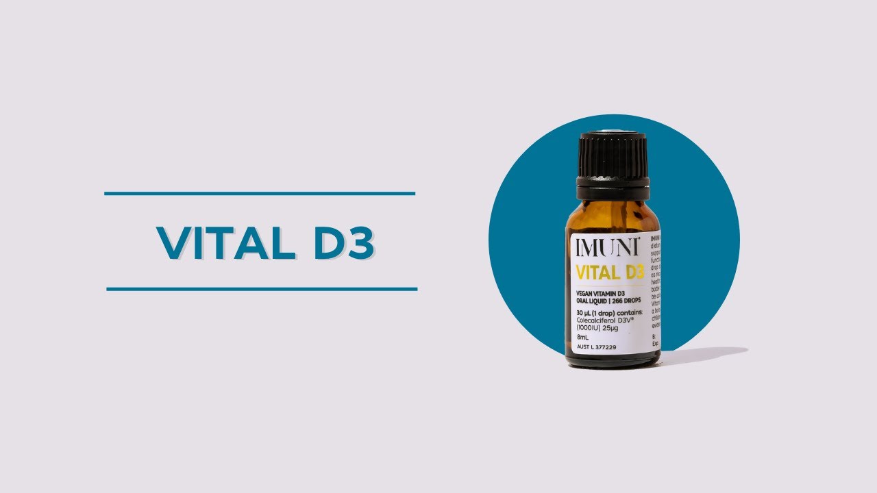 Imuni Vital D3 Vegan Vitamin D3 Oral Drops Youtube