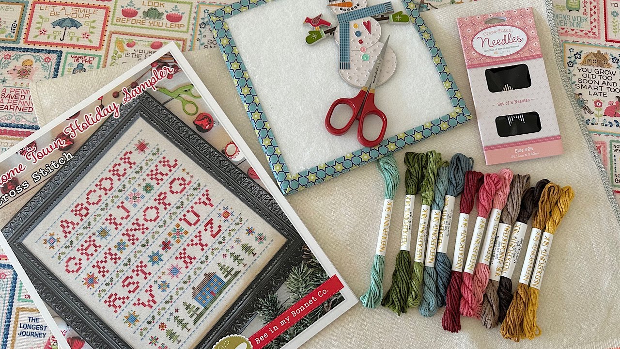 Flosstube Episode 20 My Christmas Stitching Youtube