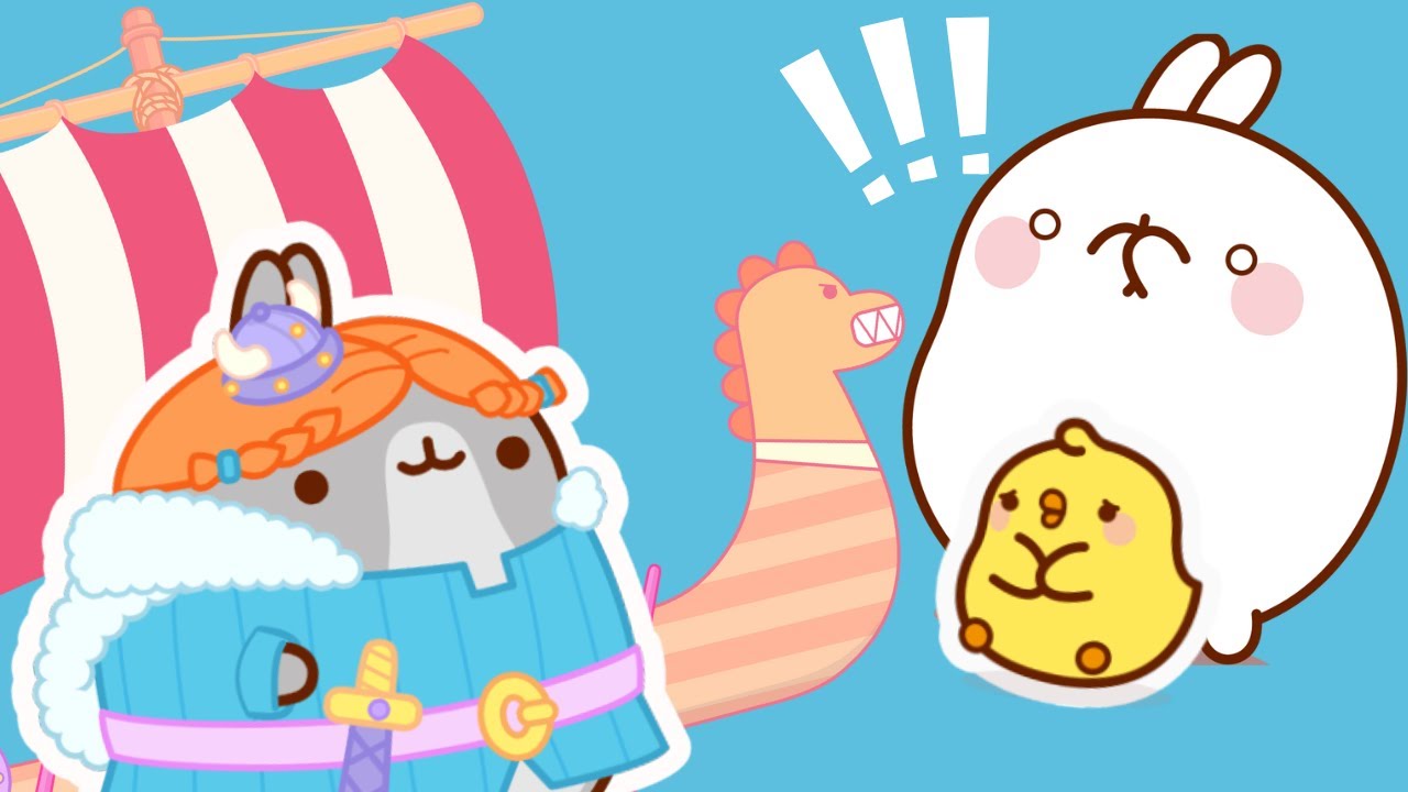 Molang And Piu Piu Against The Vikings ёяши Funny Compilation For Kids