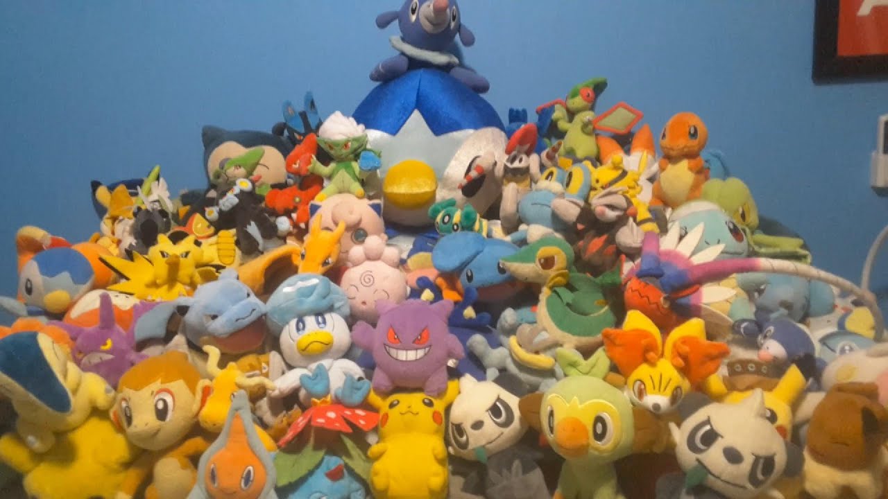 Entire Plush Collection Part 2 Pokémon Plush Collection Youtube