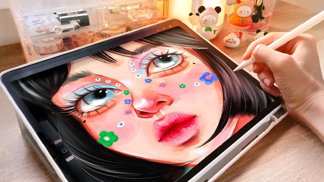 Asmr Drawing Portrait Youtube