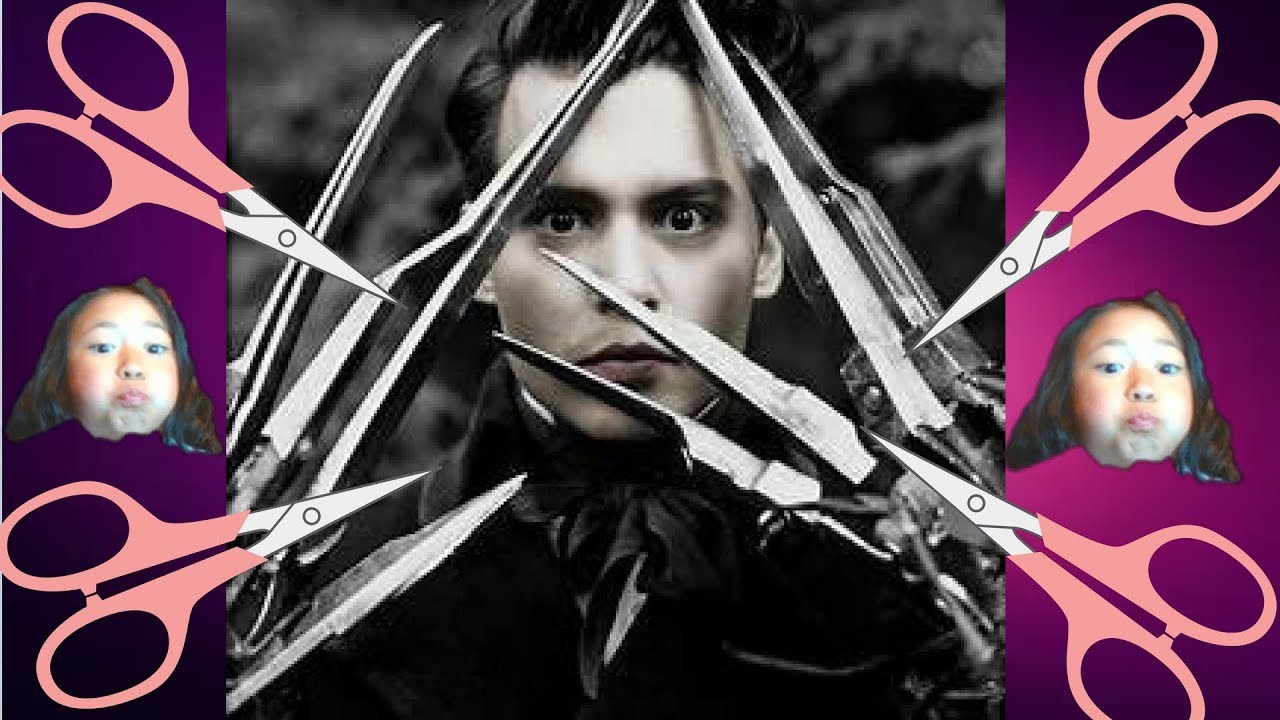 Edward Scissorhands Haircut Scene Remake Youtube