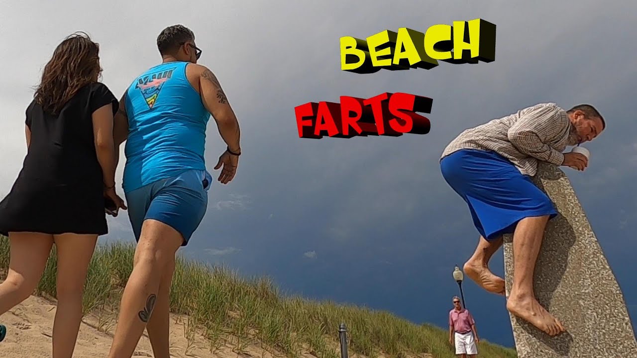 Funny Fart Prank At The Beach Youtube