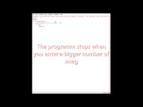 A Program With Positive And Negative Numbers Phyton Youtube