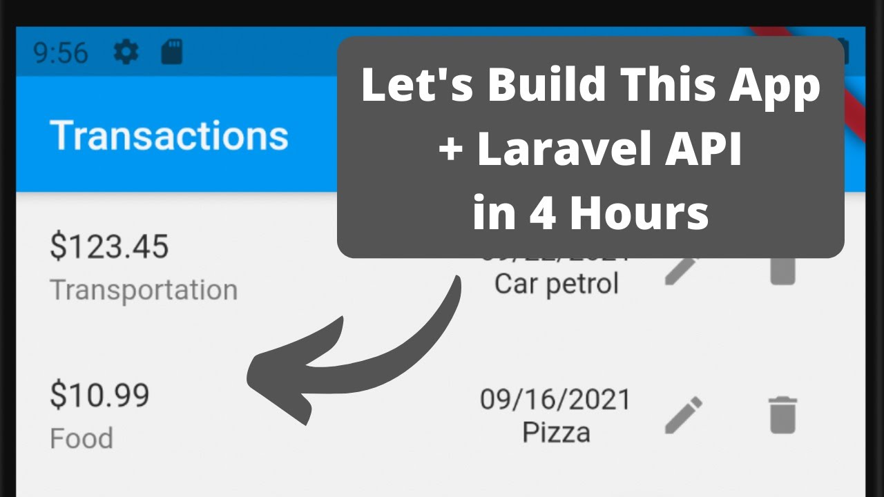 My New Course Flutter Mobile App With Laravel Api Youtube