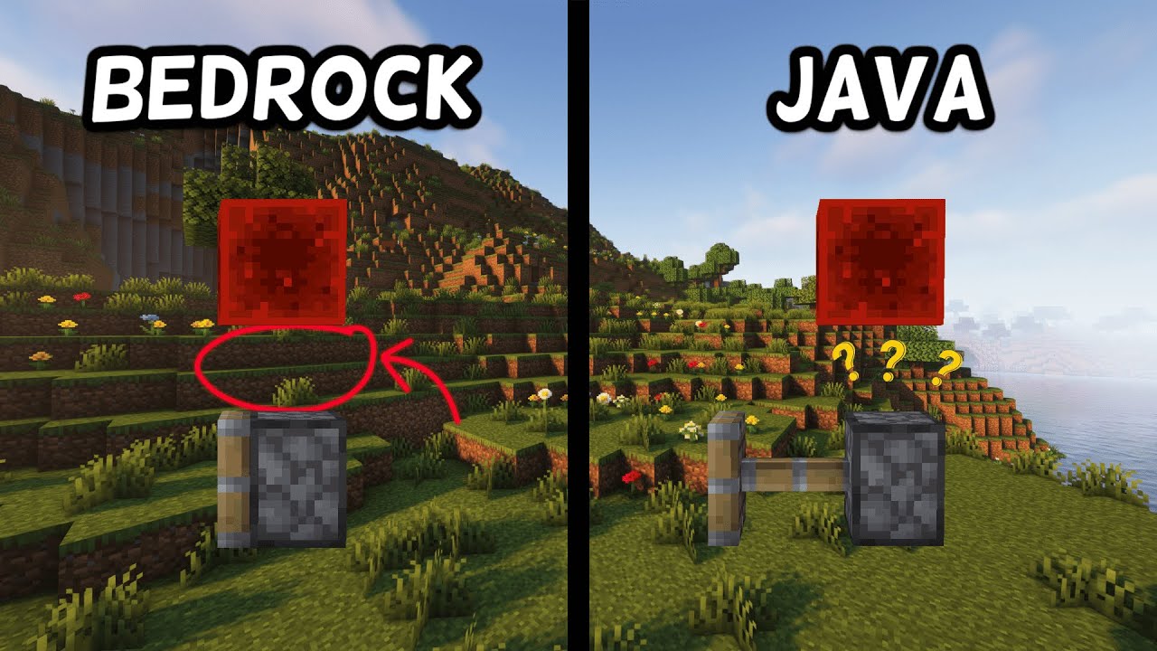 Minecraft Java Vs Bedrock Youtube