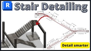 Revit Structure Reinforcement Of Staircase Rebar Annotation And ...
