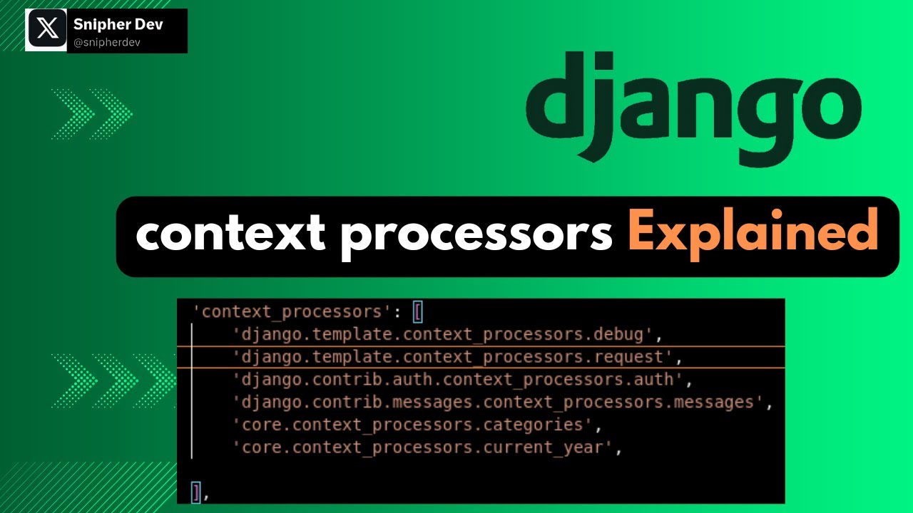 Django Tutorial Mastering Context Processors With A Practical Example