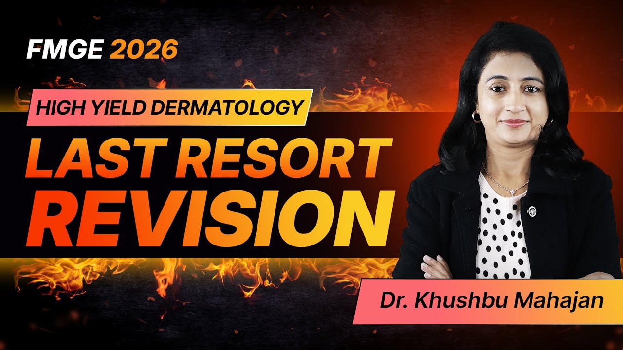 Lrr Dermatology For Fmge 2026 By Dr Khushbu Mahajan Youtube