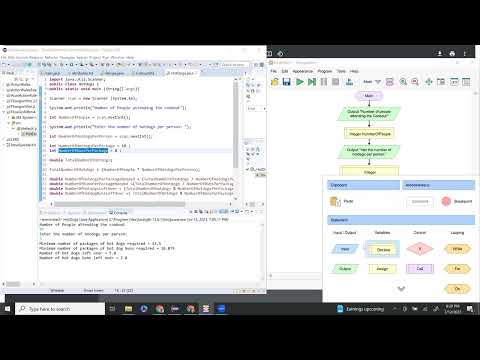 Flowgorithm4 1 Hotdogcalculator Video Youtube