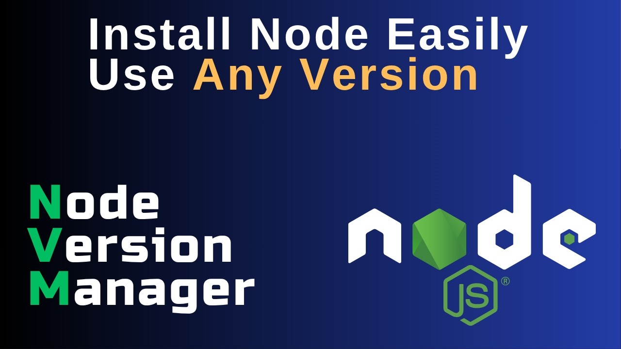 How To Install And Use Nvm Node Version Manager On Mac Linux Youtube