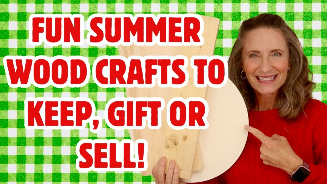 3 Fun High Quality Summer Wood Diy Crafts To Keep Gift Or Sell Youtube