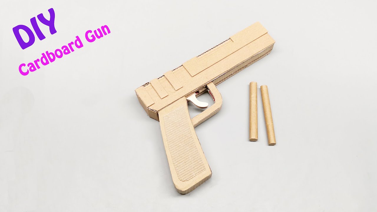 How To Make Cardboard Gun At Home