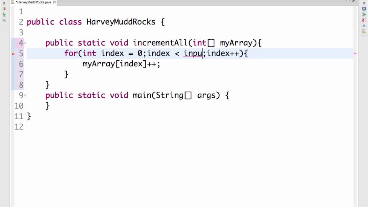 Back Pocket Code For Each Array Element Java Youtube