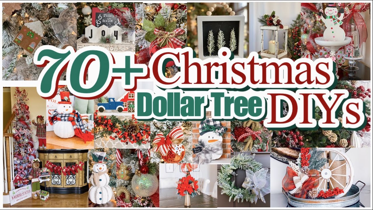 70 Christmas Diy Dollar Tree Decor Crafts Youtube