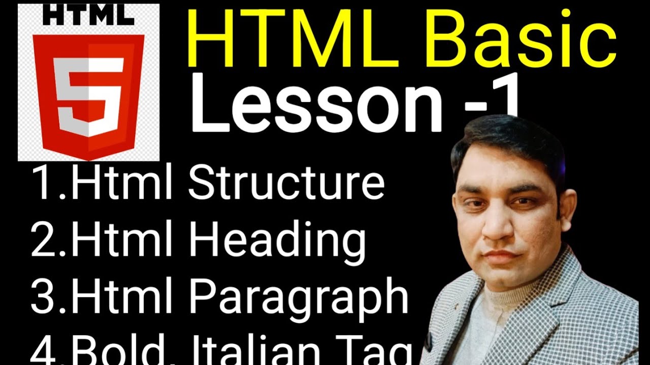 Html Beginners Basic Html Tutorial In Hindi Lesson No 1 Website