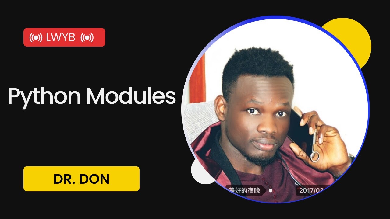 Python Modules Youtube