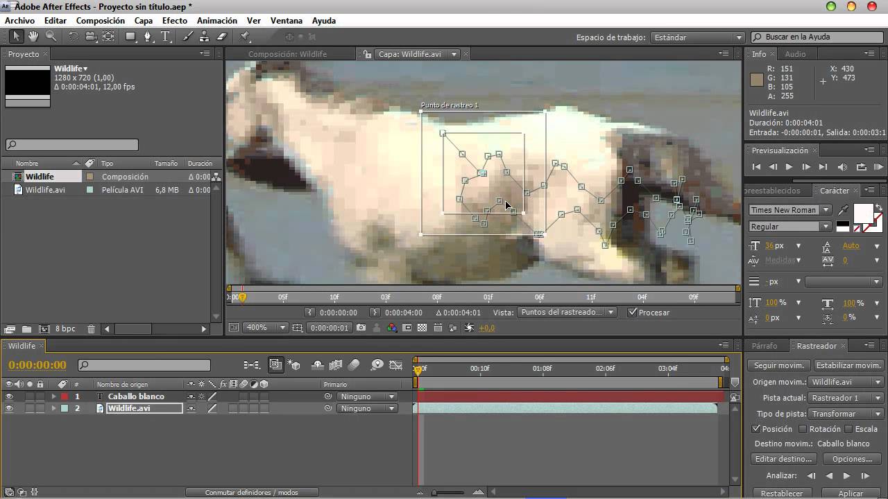 Motion Tracking En After Effects Youtube