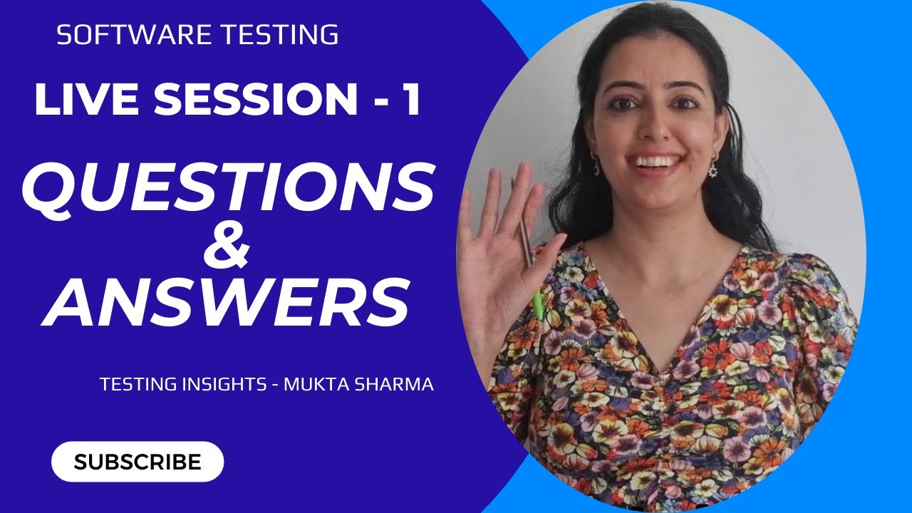 Live Q A Software Testing Youtube