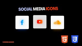 Social Media Icons Using Html Css How To Add Social M Doovi