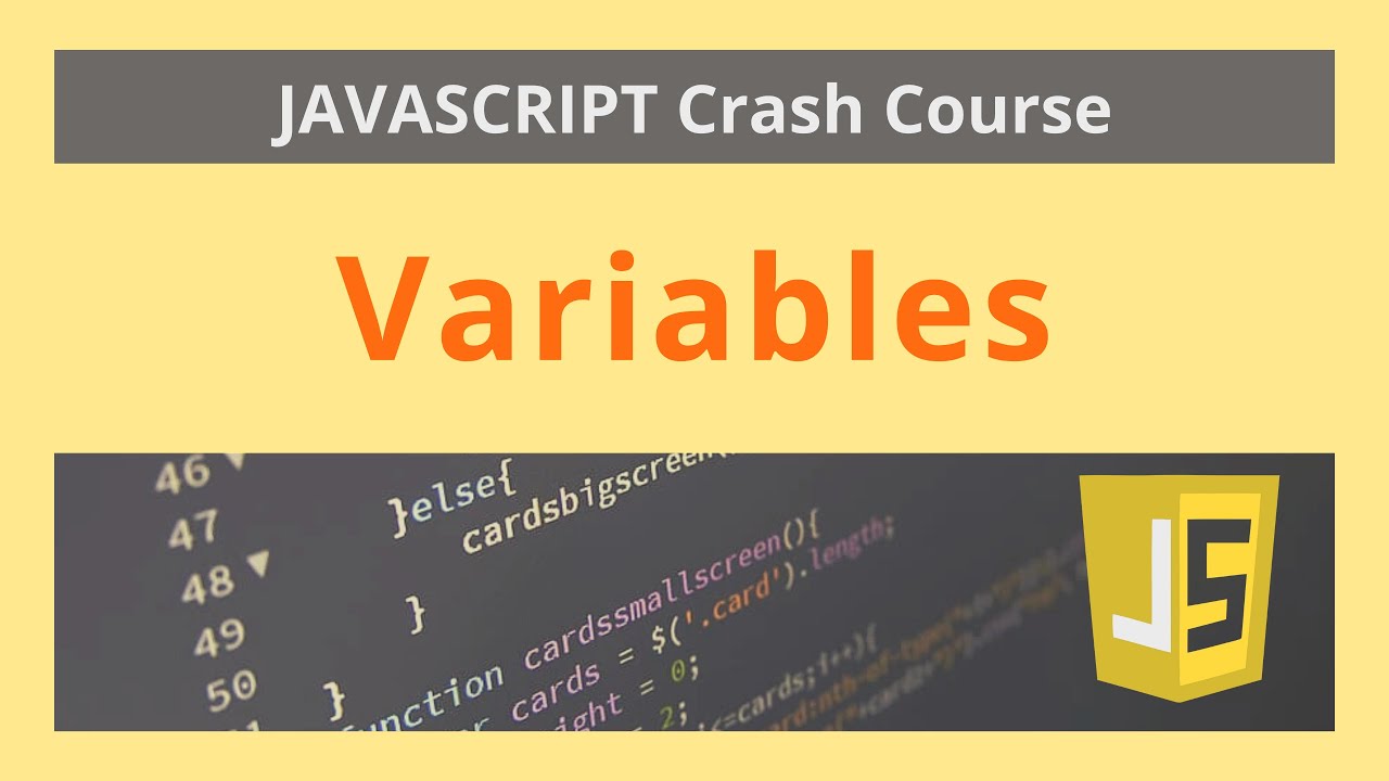 How To Create Variables In Javascript Youtube