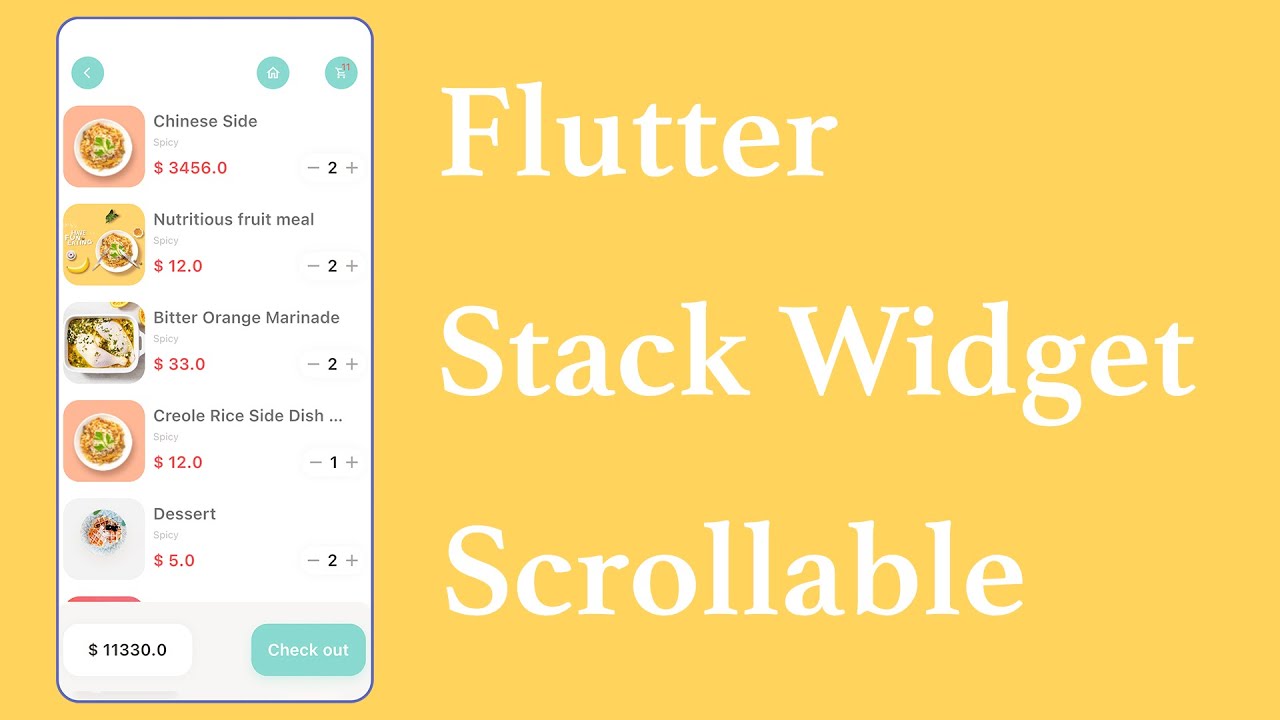Dart How To Make A Screen Scrollable In Flutter Stack