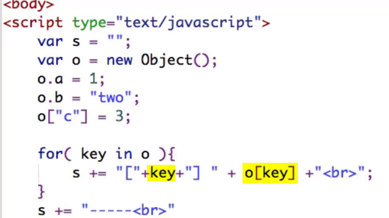 Associative Arrays Javascript In Ten Easy Steps Youtube