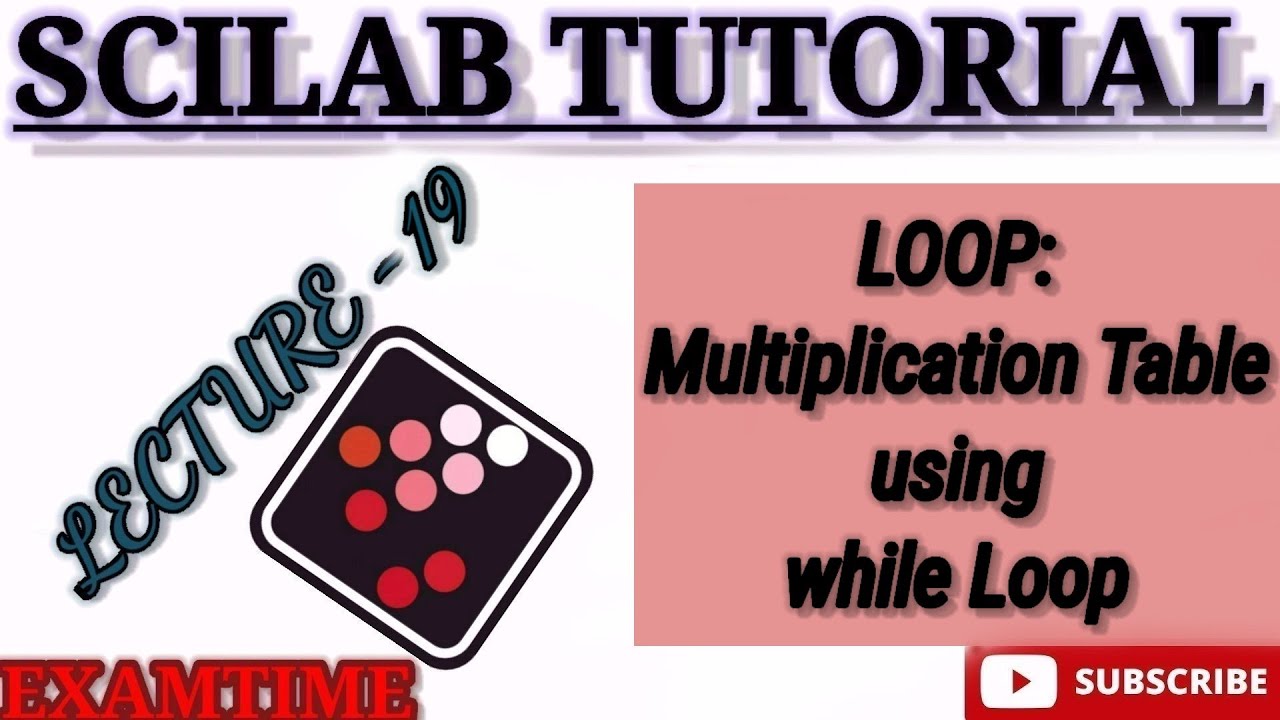 How To Generate The Multiplication Table Using While Loop Loop