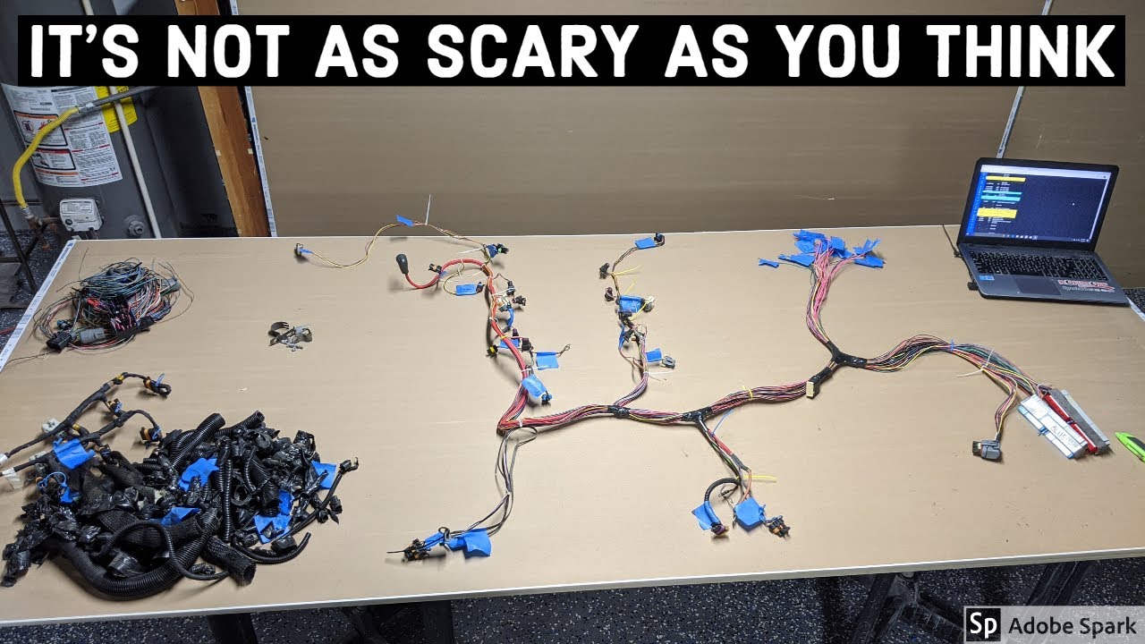 Standalone Ls Swap Harness If I Can Do It You Can Do It Youtube