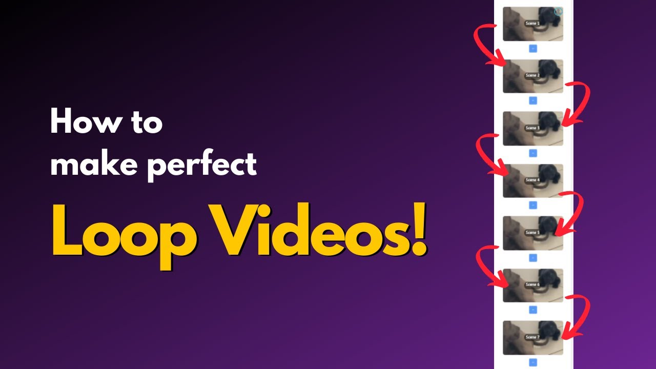How To Make A Perfect Loop Video How To Loop A Video Youtube