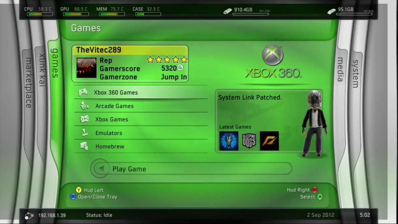 Xbox 360 Custom Dashboard Themes