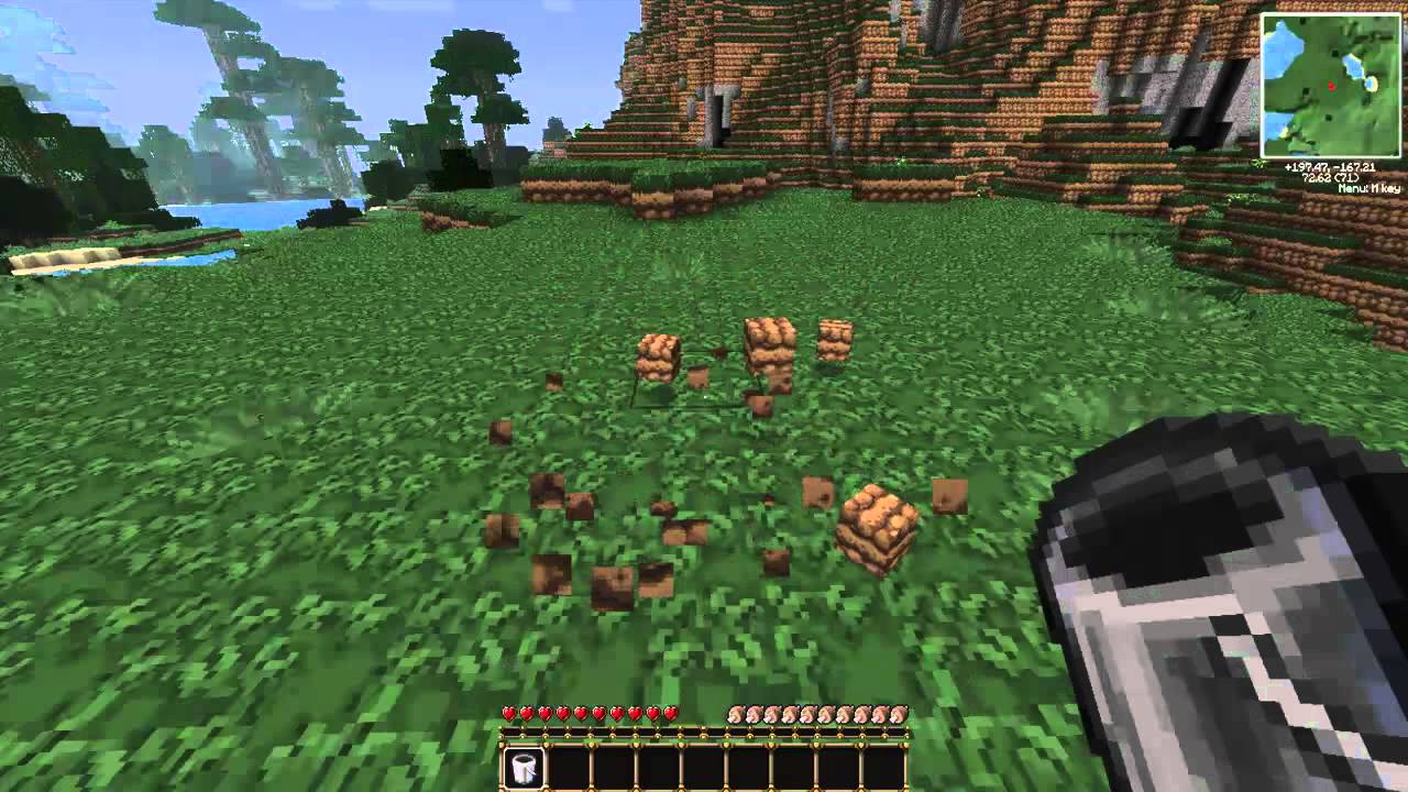 How To Break Blocks In Minecraft Youtube