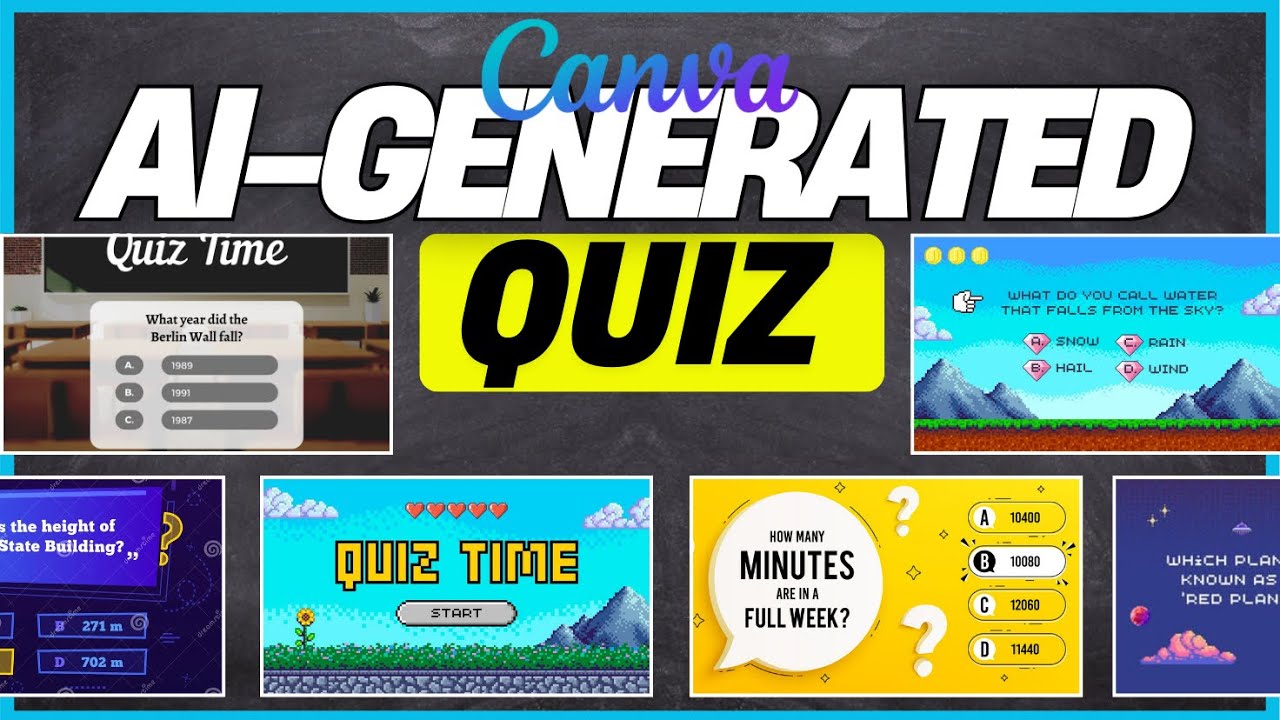 How To Create An Ai Generated Quiz In Canva Free Youtube