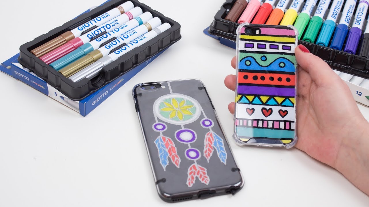 Decora Fundas De Móvil Transparentes Con Rotuladores Youtube