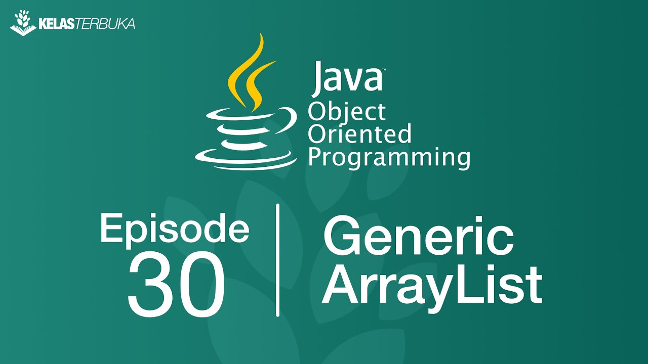 Belajar Java Oop 30 Generic Array List Youtube