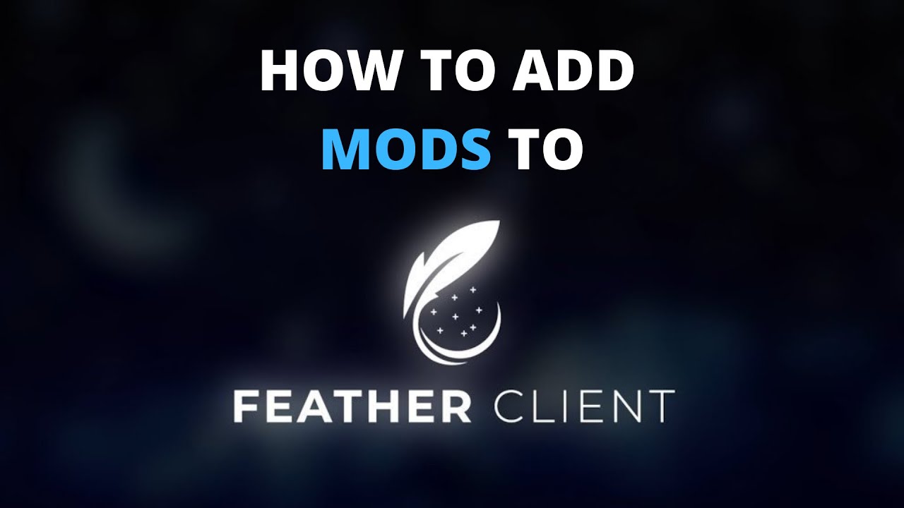 How To Add Mods To Feather Client Youtube