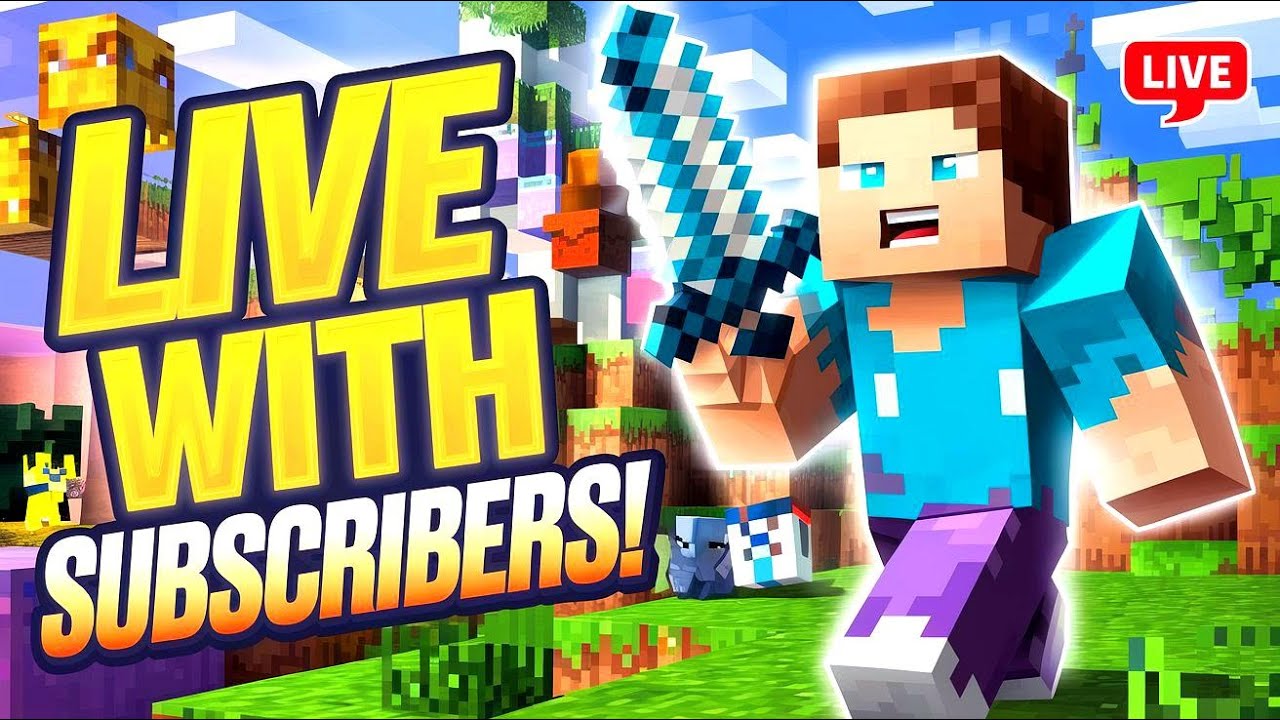 Live Stream Fun With Subscribers рџџ рџћ Minecraft Minecraftlive Live