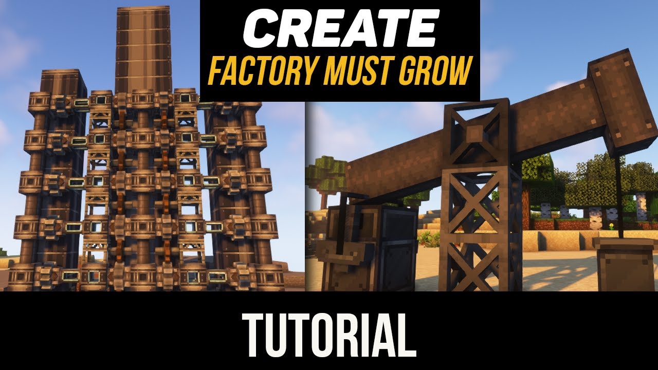 Create The Factory Must Grow Tutorial Guide 1 18 2 1 19 2 Oil And