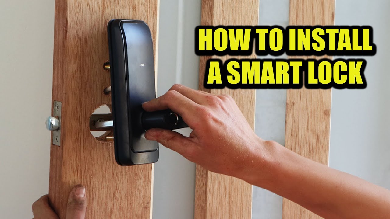 How To Install A Smart Door Lock Youtube