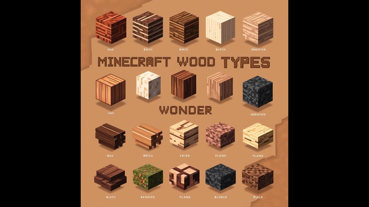 Tipos De Madera En Minecraft Minecraft Minecraftshorts