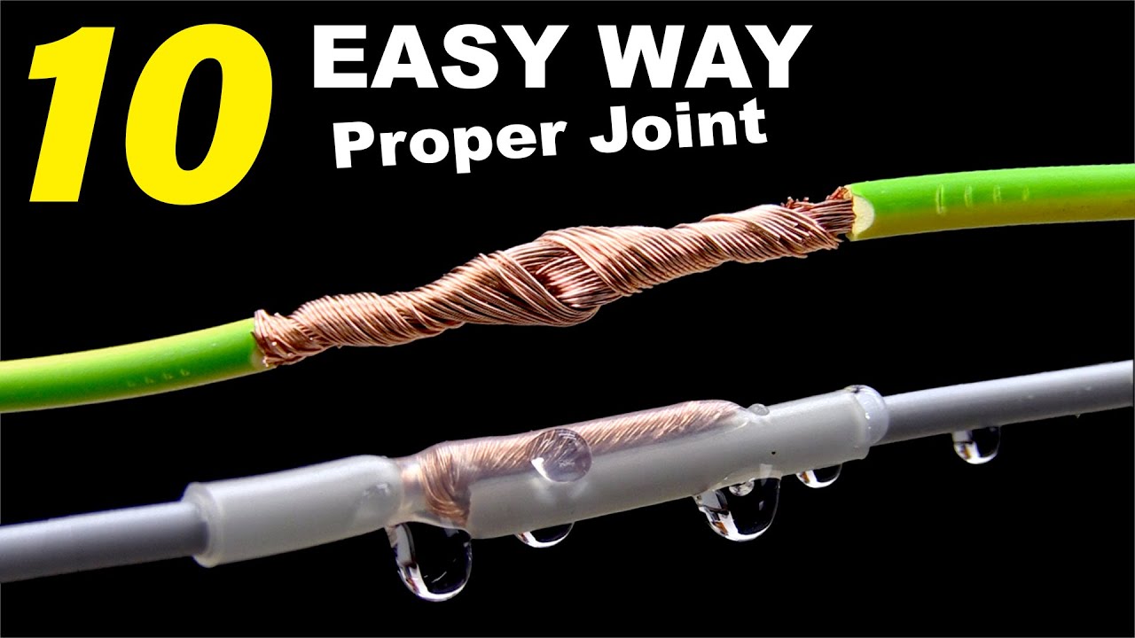 10 Easy Way Proper Joint Of Electric Wire Cable Youtube