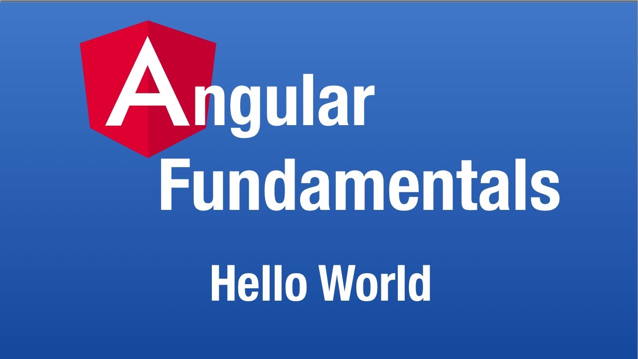 Angular Your First Component Youtube
