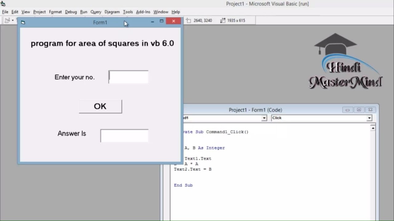 Write A Visual Basic Program To Find Area Of Rectangle Essentialfiko