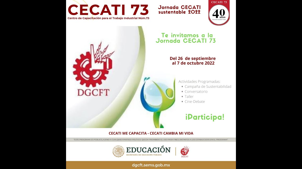 Conversatorio Cecati 73 Sustentable 2022 Youtube