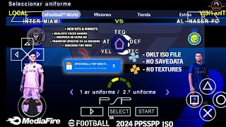 Efootball 2024 Ppsspp Iso Chelito 19 Pes 2024 Psp C19 Iso No Savedata ...