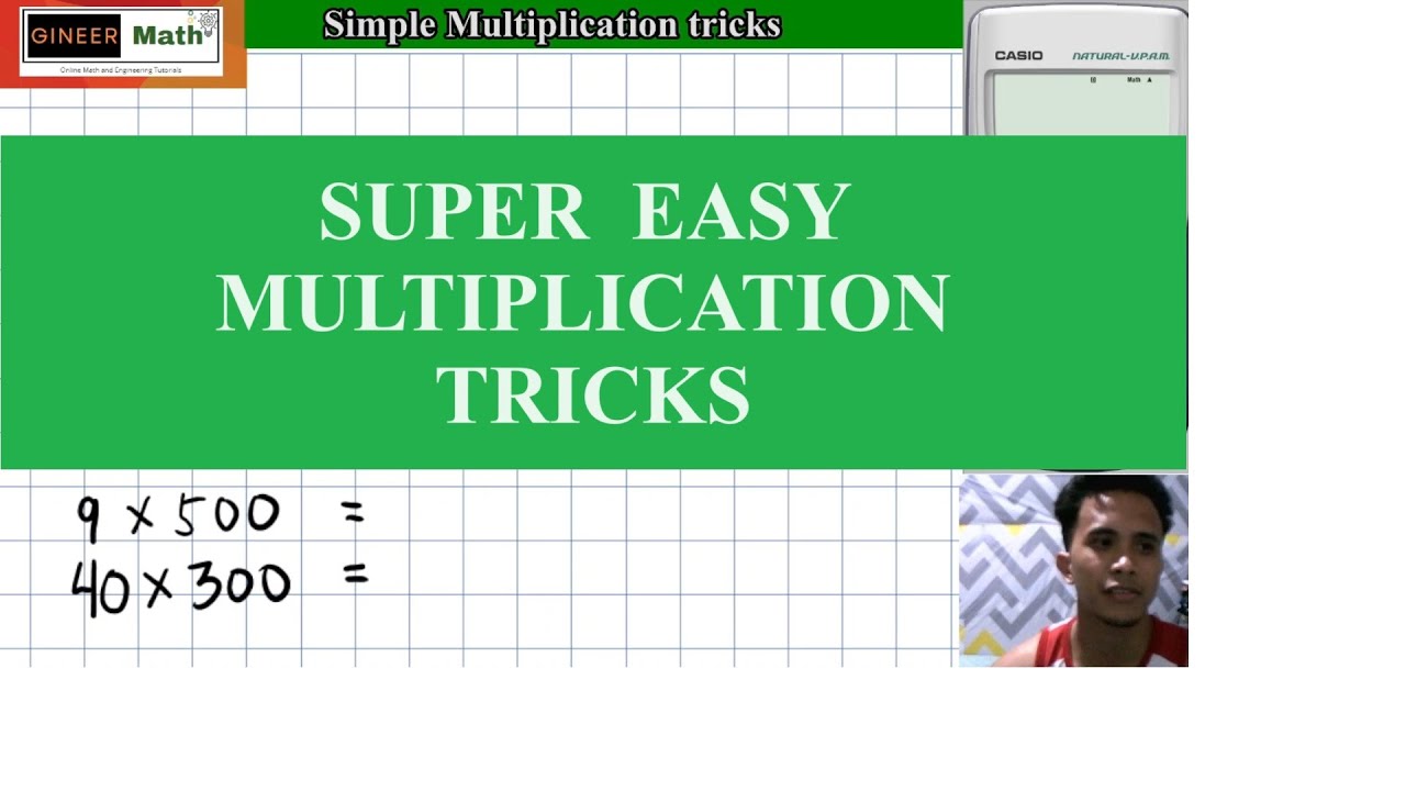 Super Easy Multiplication Tricks Youtube